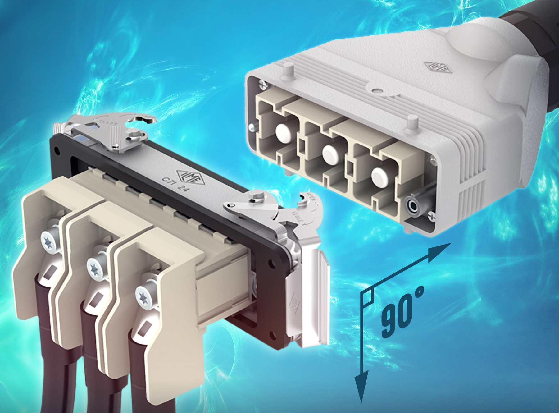 Space-saving right-angle solution for high-power applications ...