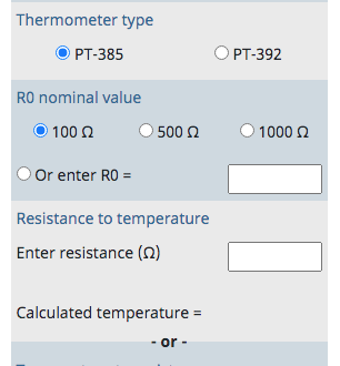 New PT100 Calculator by Fluke Calibration – Instrumentation Monthly