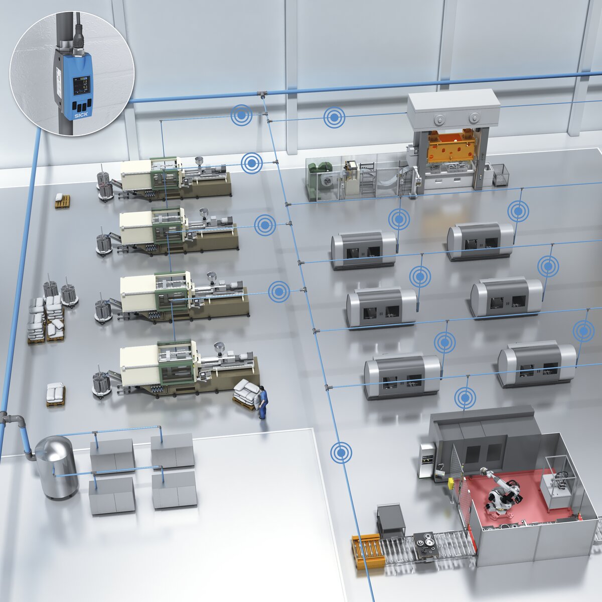 SICK Launches Cost-Cutting Real-Time Energy Monitoring of Compressed ...