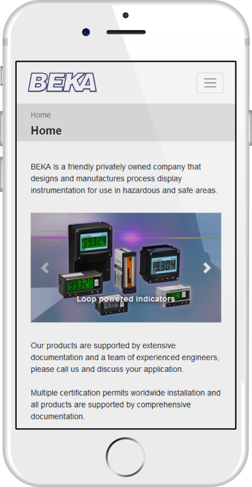 Major overhaul of the BEKA website - Instrumentation Monthly