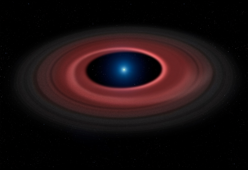 Asteroid ripped apart to form star’s glowing ring system ...
