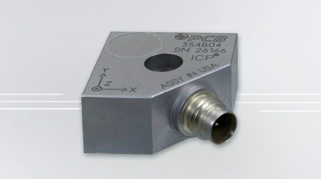 Case Isolated Triaxial ICP® Accelerometers 354B0x measures up to 10 kHz ...